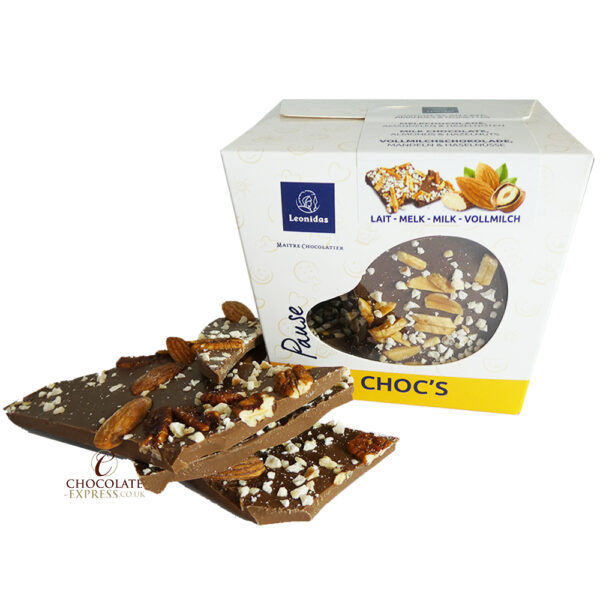 Belgian Large Gourmet Shards of Leonidas Thick Milk & Dark Chocolate